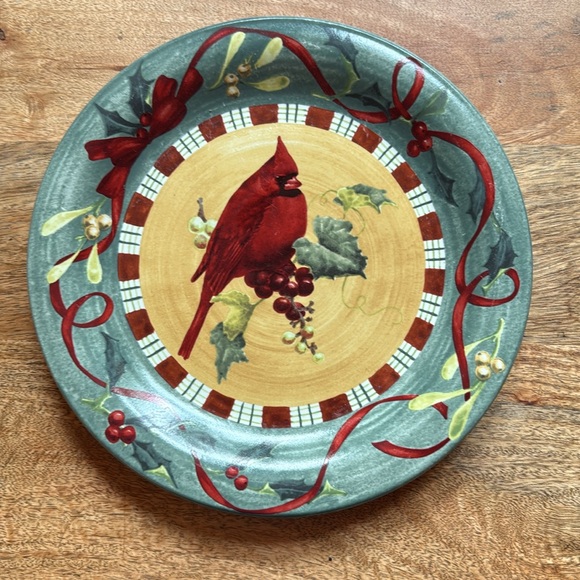 Lenox | Dining | Lenox Winter Greetings Everyday Cardinal Plate | Poshmark